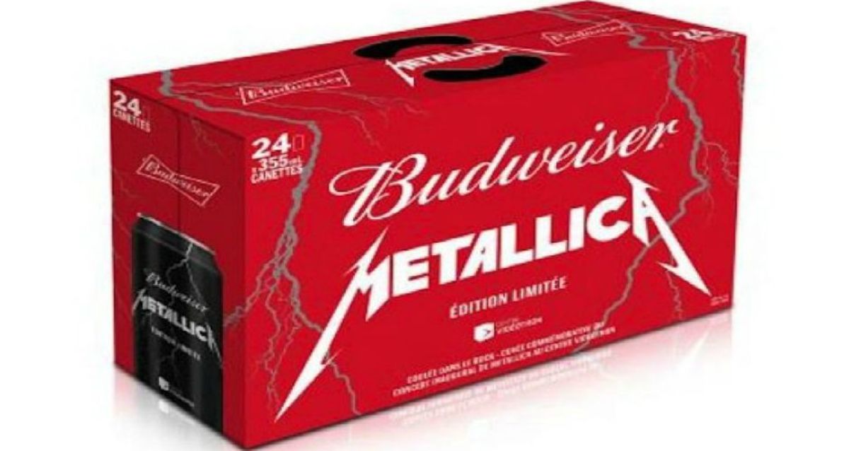 Metallica Teams Up With Budweiser for a Heavy Metal-Fueled Brew | First ...